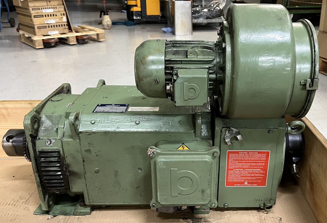 Baumuller GNAFF 132 MV Dc Main Spindle Motor | CNC Service