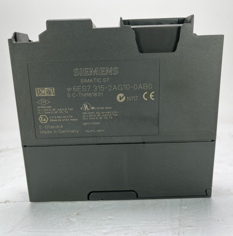 Siemens 6ES7 315-2AG10-0AB0 S7-300, CPU 315-2DP CPU with MPI Integr ...