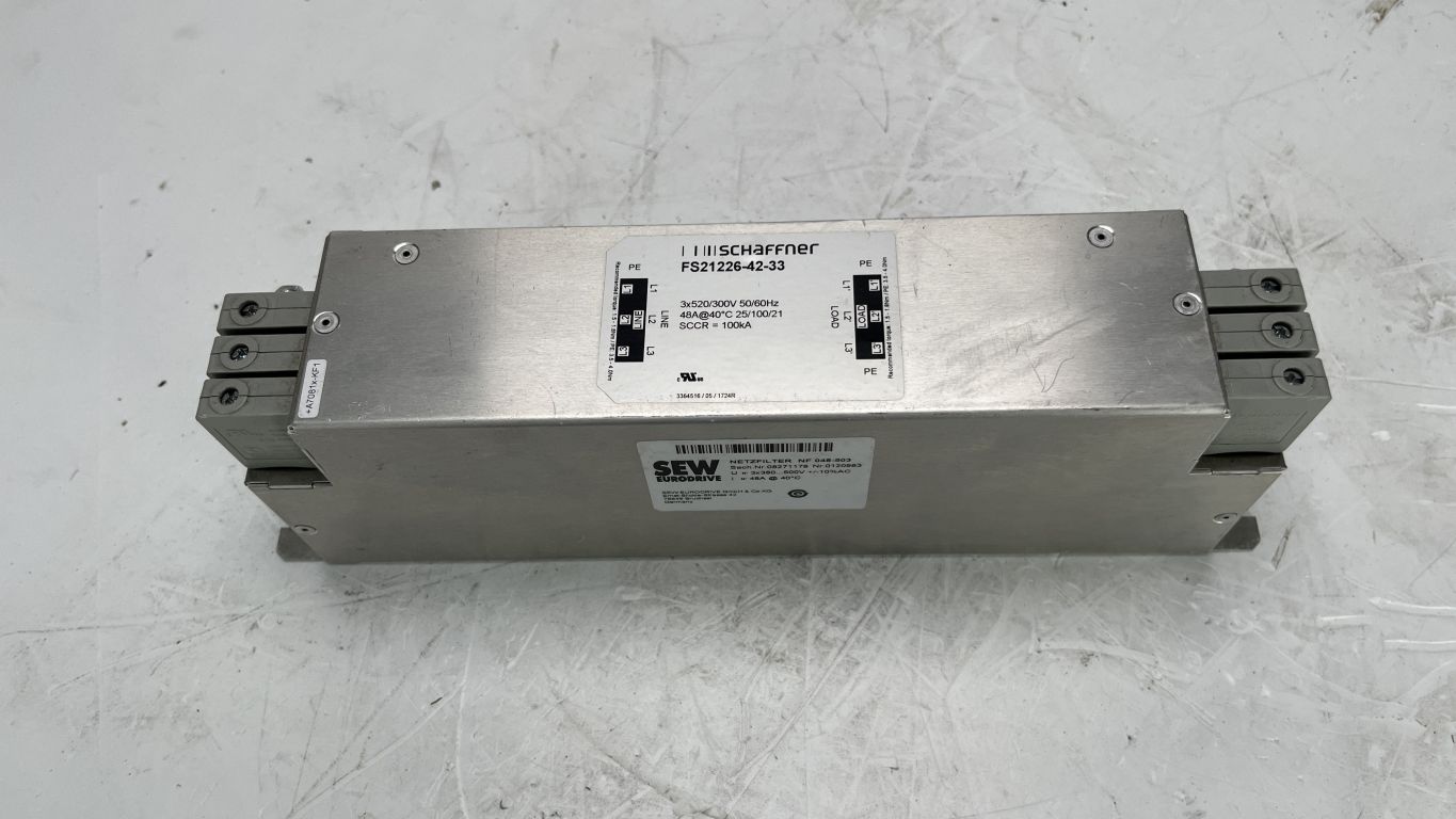 SEW EURODRIVE NF 048-503 (8271178) / SCHAFFNER FS 21226-42-33 ...