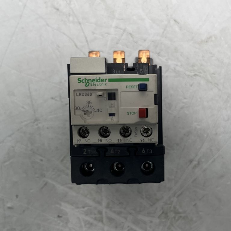 Schneider Electric LRD340 Thermal Motor Overload Relay | CNC Service Schneider Electric LRD340 Thermal Motor Overload Relay | CNC Service