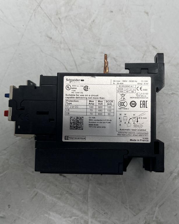 Schneider Electric LRD340 Thermal Motor Overload Relay | CNC Service