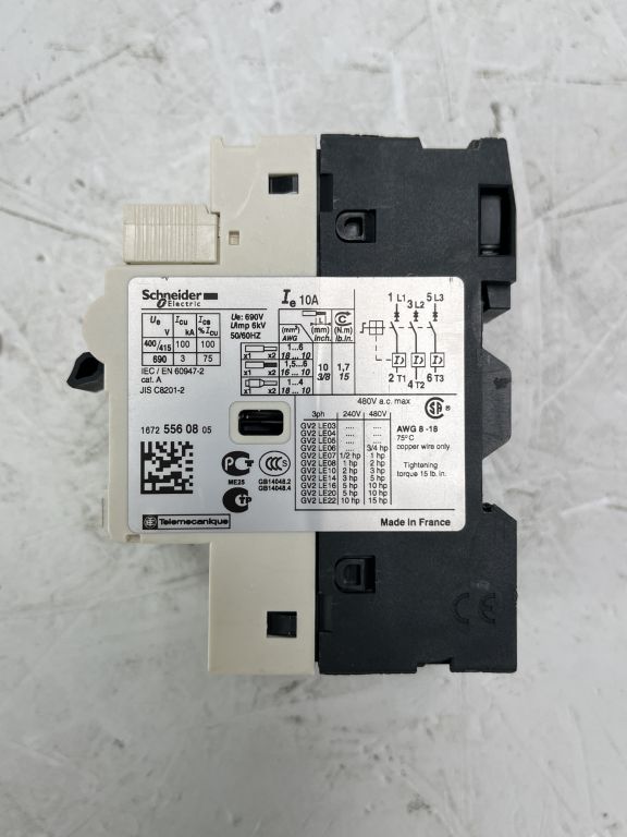 Schneider Electric TESys GV2-LE14 10A Contactor Electrical NEW | CNC ...